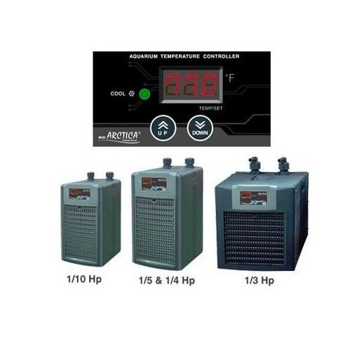 JBJ Arctica Titanium Chiller DBA 1/2HP Chiller | galloreef.com