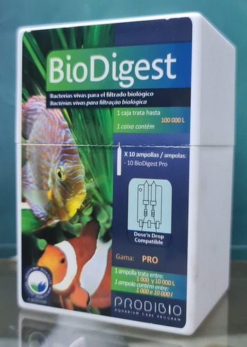 PRODIBIO Bacteria Biodigest Pro Caja 10 Ampolletas 1 Caja Trata 100000 ...