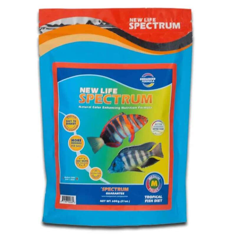 New Life Spectrum Medium Fish Formula 600g 2mm Sinking | galloreef.com